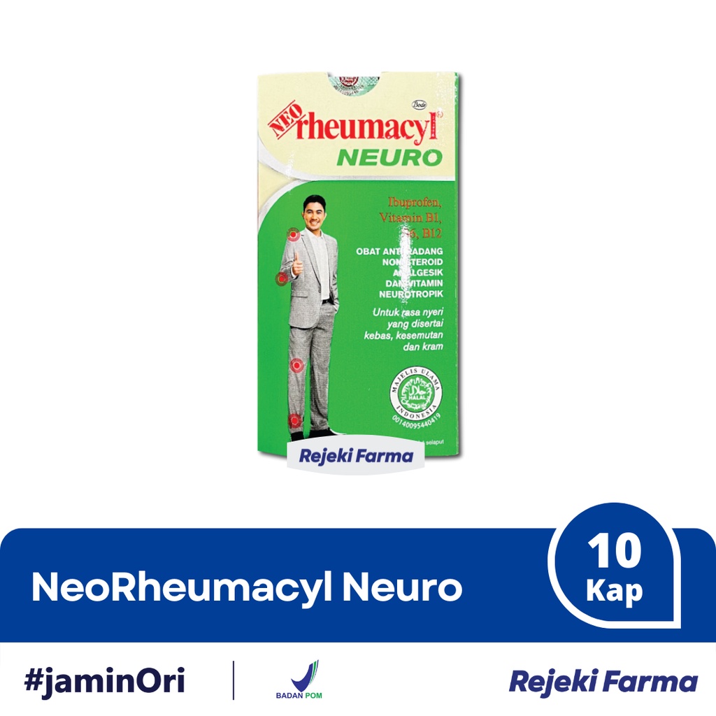 Jual Neo Rheumacyl Neuro 1 Strip 10 Kaplet Tablet - Obat Pereda Nyeri ...