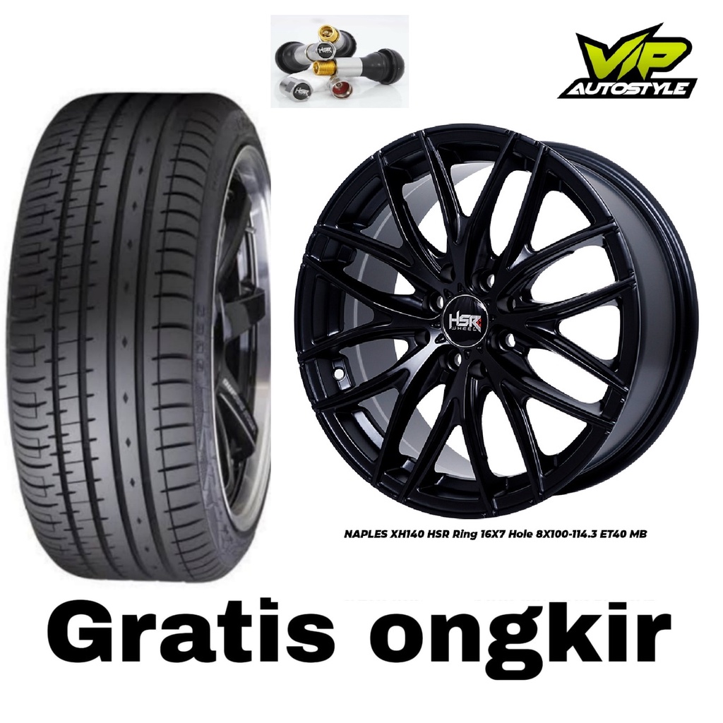 Jual Paket Velg Mobil Plus Ban Ring 16 R16 untuk mobil honda jazz agya ayla calya sigra datsun ...