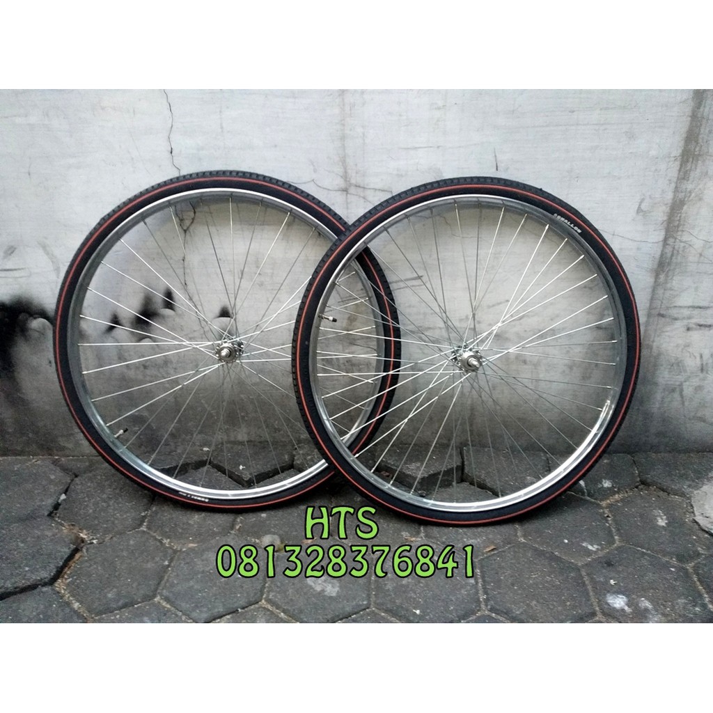 Jual velg onthel lengkap tinggal pasang rims sepeda onthel set ...