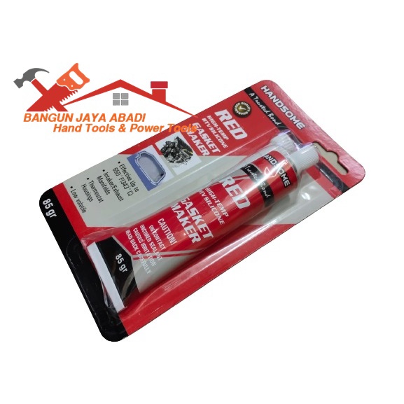 Jual LEM RED SILICONE 85 GRAM RED SEALANT TUBE LEM GASKET RED TAHAN ...