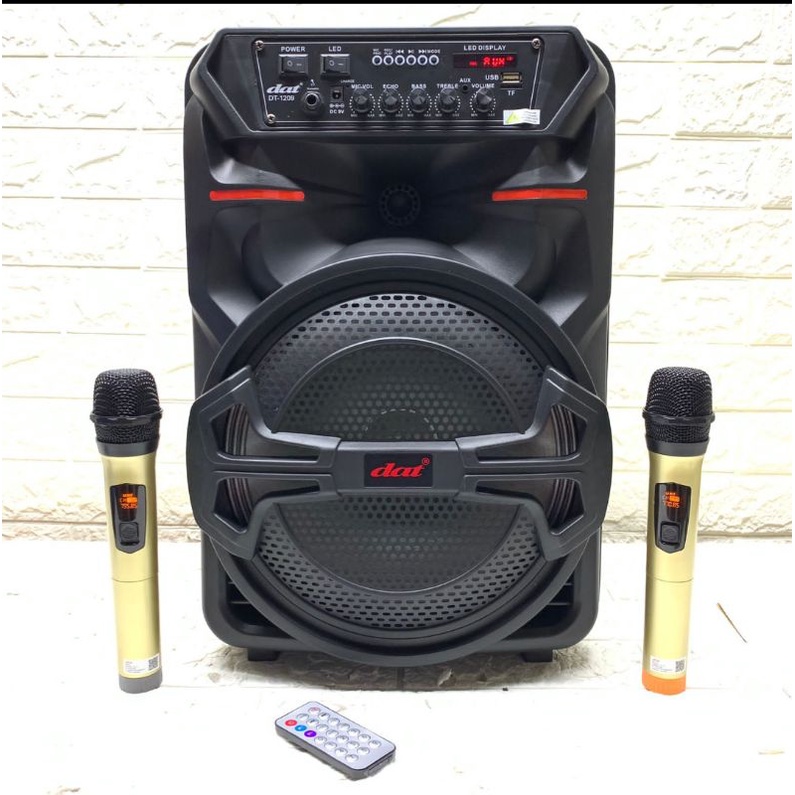 Jual Speaker Wireless portable bluetooth 12 inch DAT DT 1209 original ...