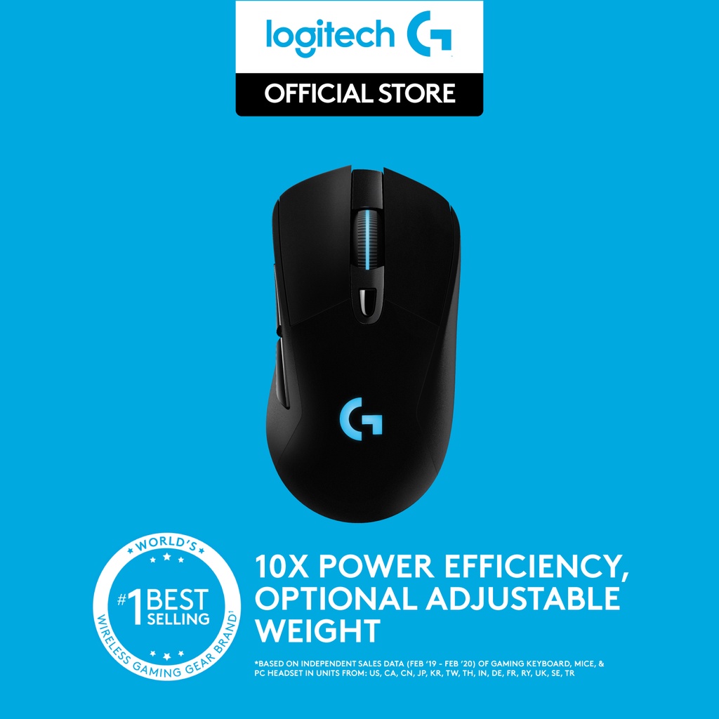 Jual Logitech G703 HERO Lightspeed Mouse Gaming Wireless RGB with HERO Sensor 25K DPI | Shopee ...