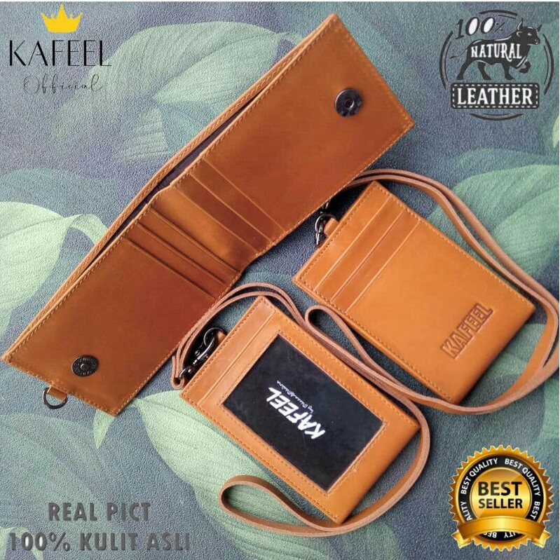 Jual Dompet ID Card Kulit Asli ID Card Wallet | Shopee Indonesia