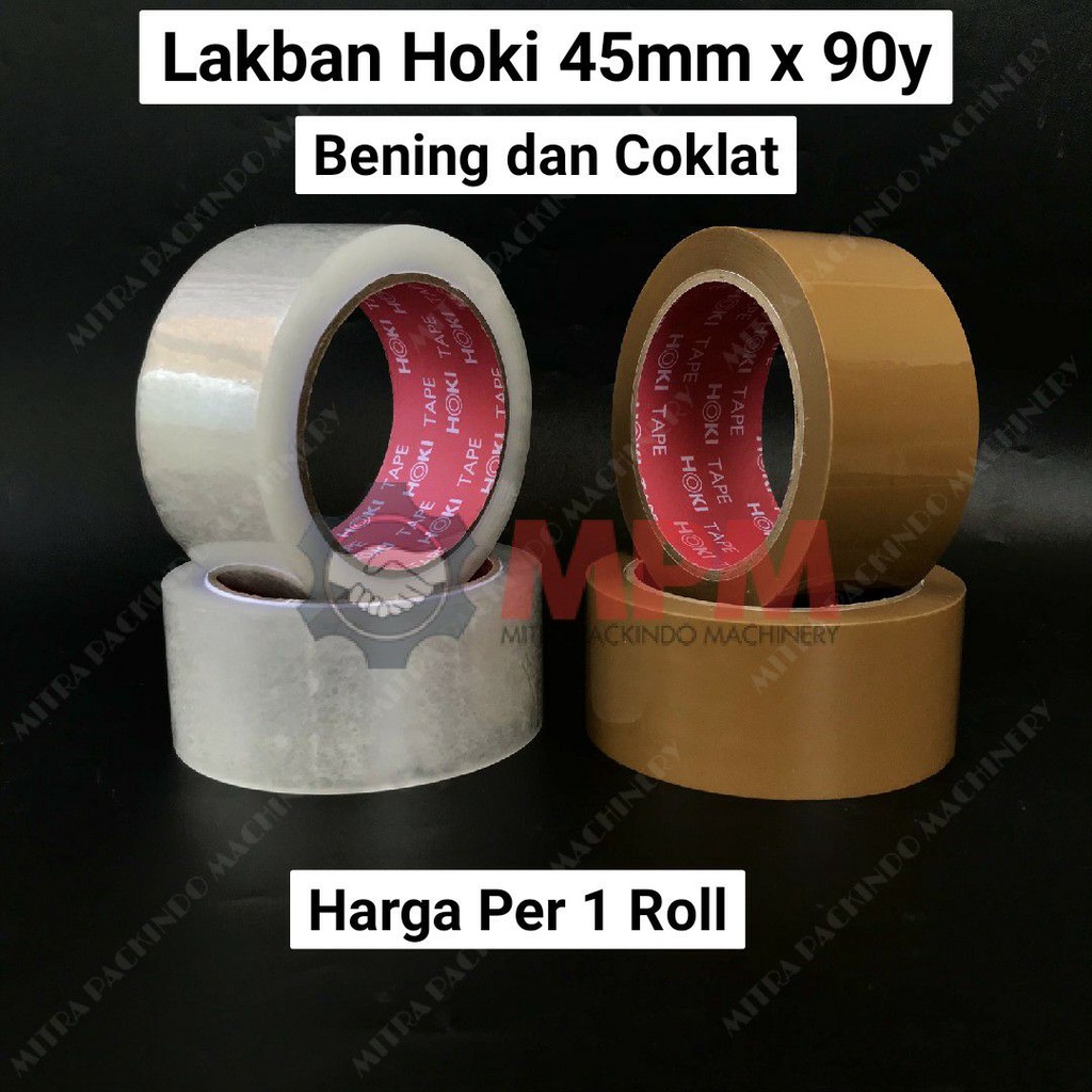 Jual Lakban Bening / Lakban Coklat / Isolasi Bening 100 yard / Isolasi Coklat 90 yard / Solasi ...