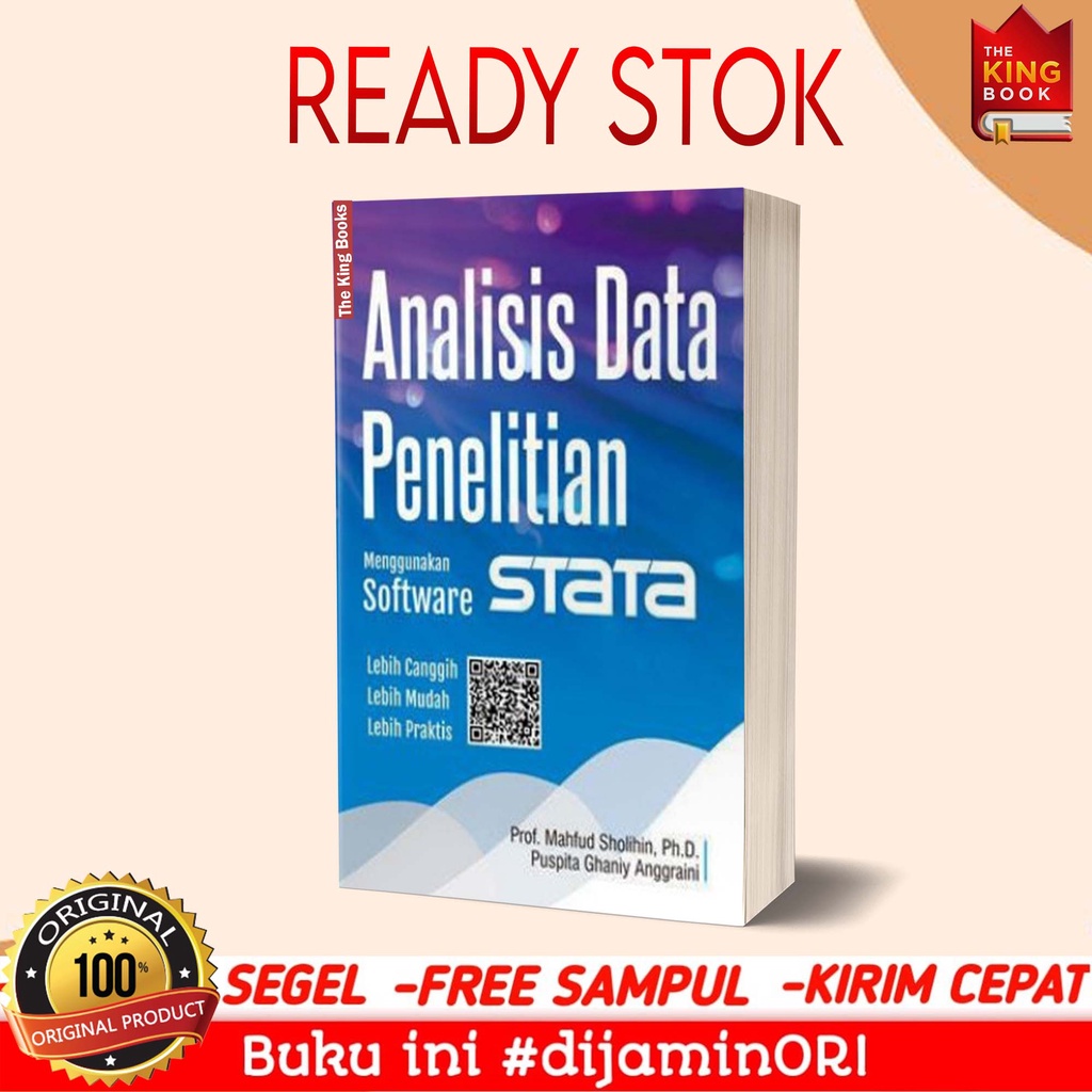 Jual Buku Analisis Data Penelitian Menggunakan Software Stata | Shopee ... Jual Buku Analisis Data Penelitian Menggunakan Software Stata | Shopee ...