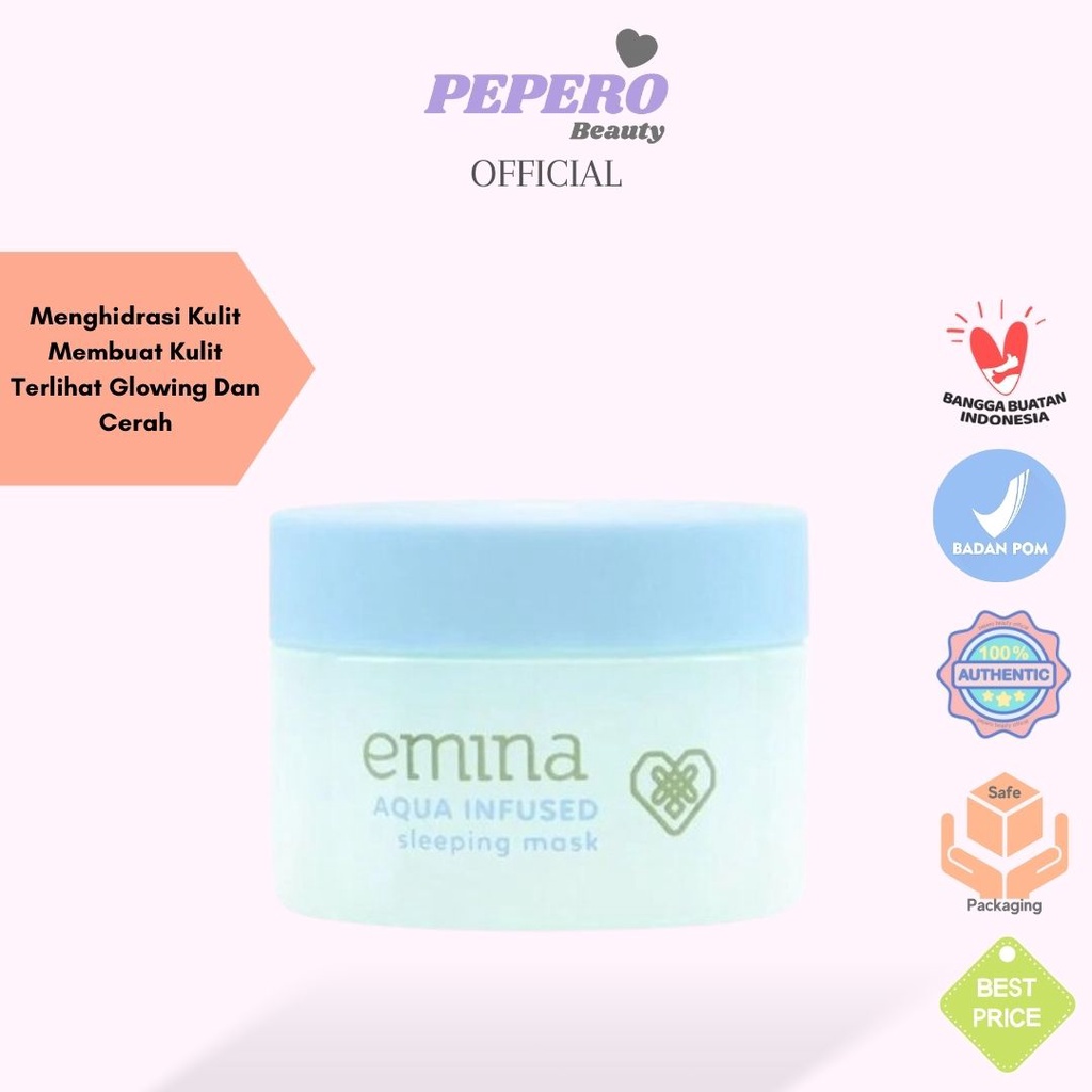 Jual EMINA Aqua Infused Sleeping Mask 30gr | Shopee Indonesia