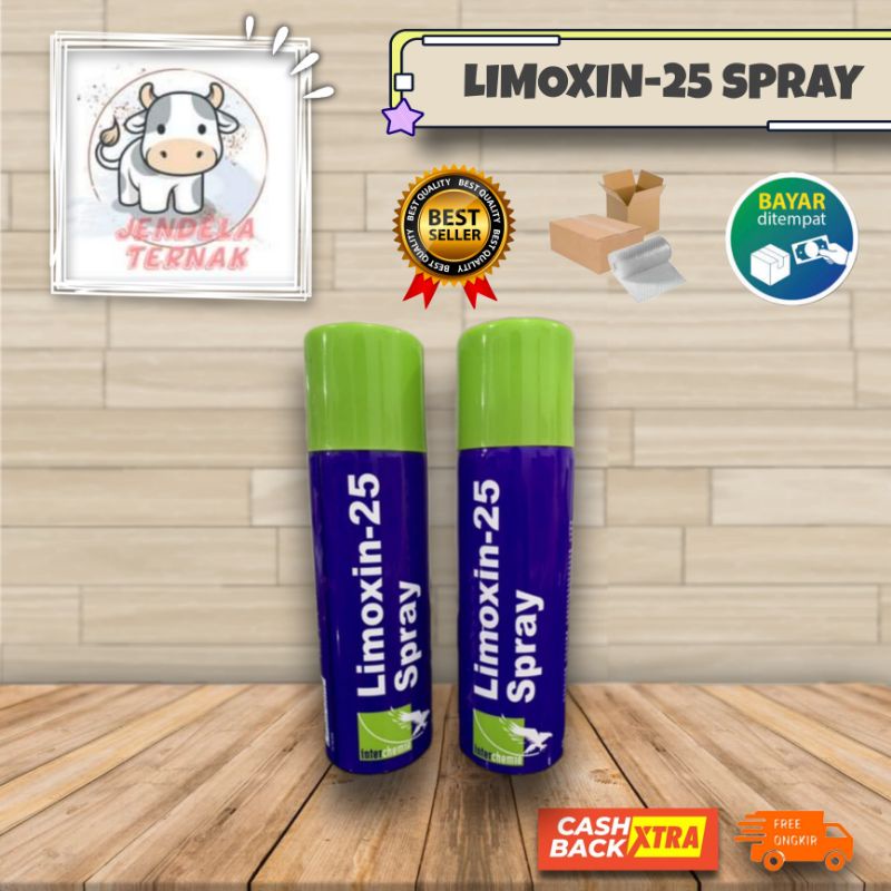 Jual Limoxin-25 Spray Antibiotik untuk Luka Luar pada Hewan Sapi ...