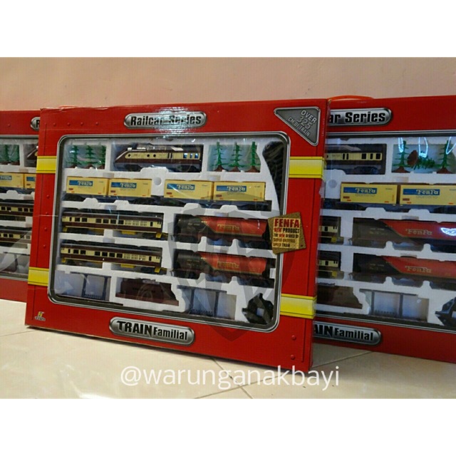 Jual Kereta Api Fenfa Familial Box Merah | Shopee Indonesia