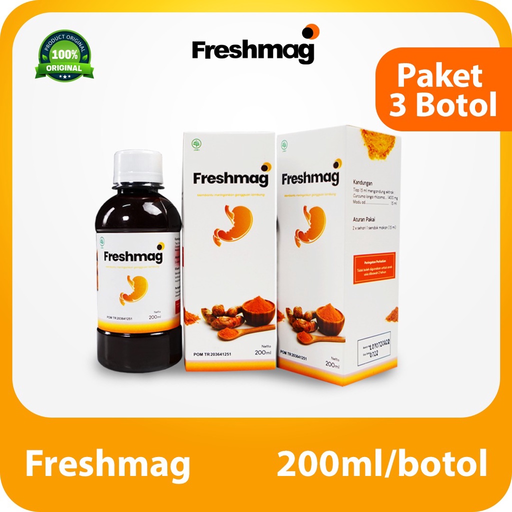 Jual Freshmag Madu Lambung - Paket 3 Botol | Shopee Indonesia