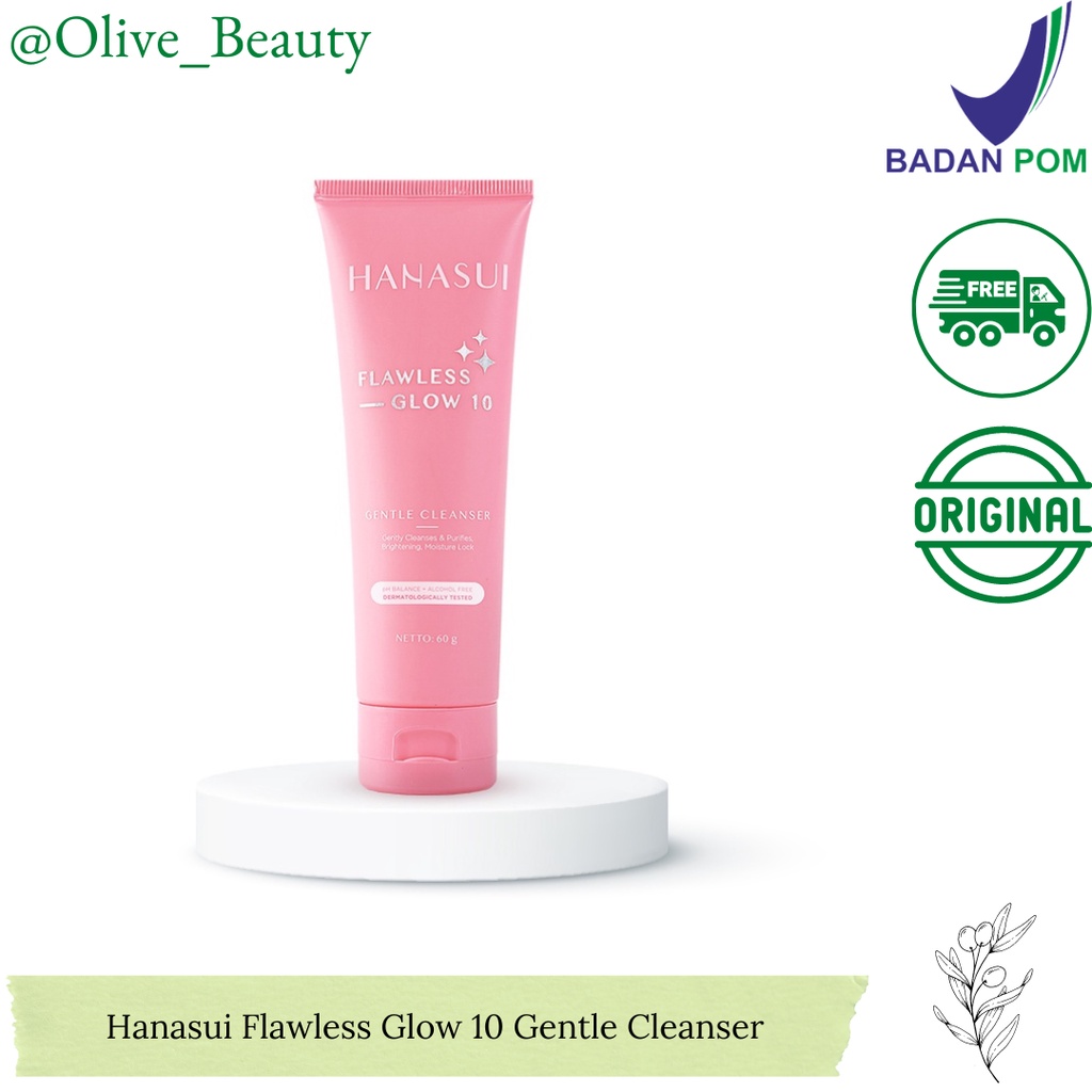Jual Hanasui Flawless Glow 10 Gentle Cleanser | Shopee Indonesia