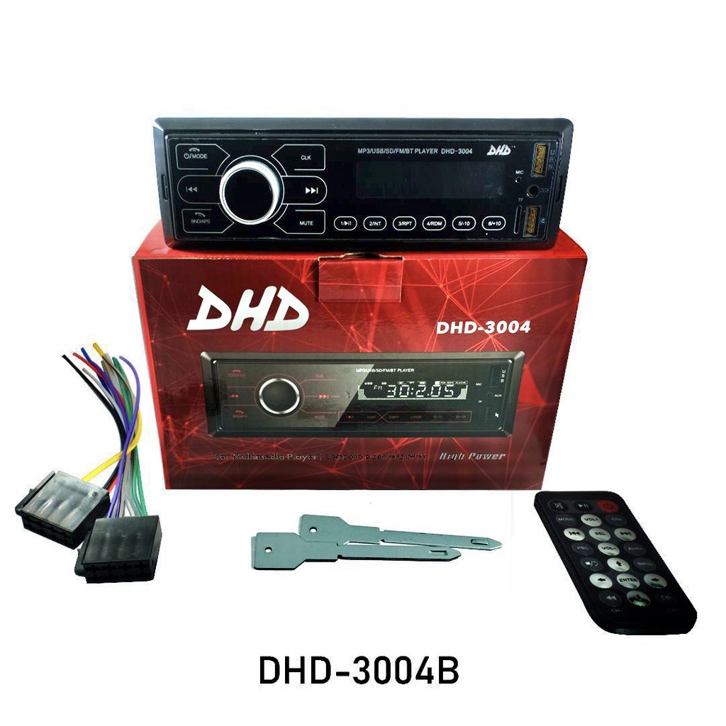 Head Unit Single Din Mp3 Bluetooth Tape Mobil DHD-3004 A/B | Shopee ...