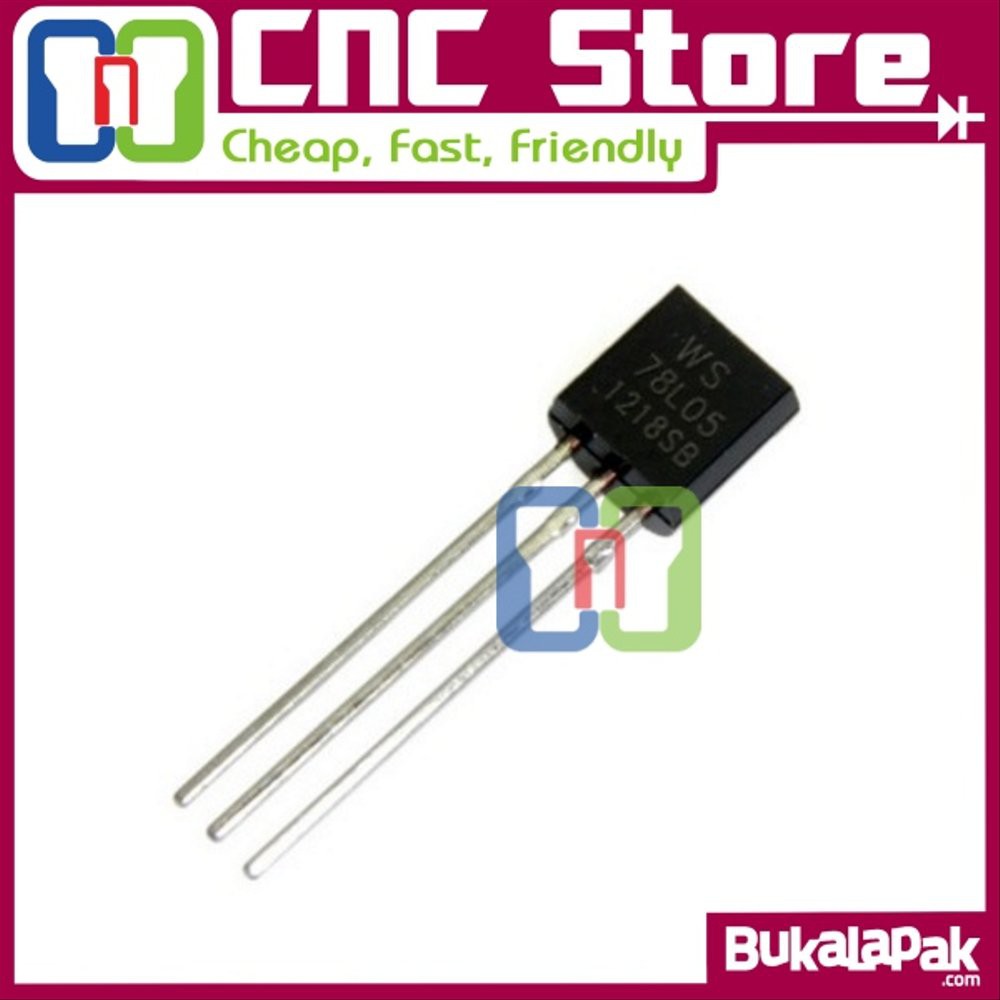 [ICS-0036] 78L05 TO-92 POSITIVE VOLTAGE REGULATOR 5V 100mA | Shopee Indonesia