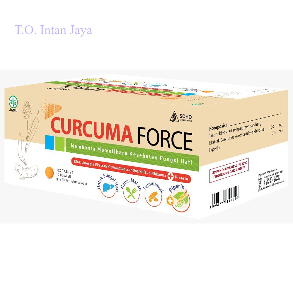 Jual Curcuma FORCE Box 120 Tablet | Shopee Indonesia