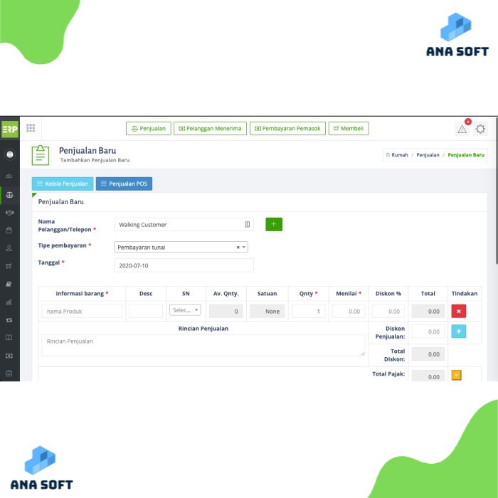Jual ERP Sales Software POS Web PHP Code Igniter Plus | Shopee Indonesia