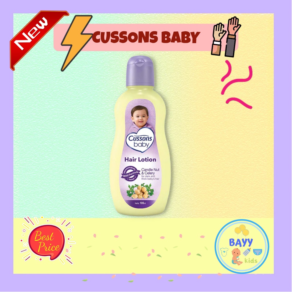 Jual Cussons Hair Lotion 100 + 100 ml Almond Oil Honey/ Avocado/ Candle ...
