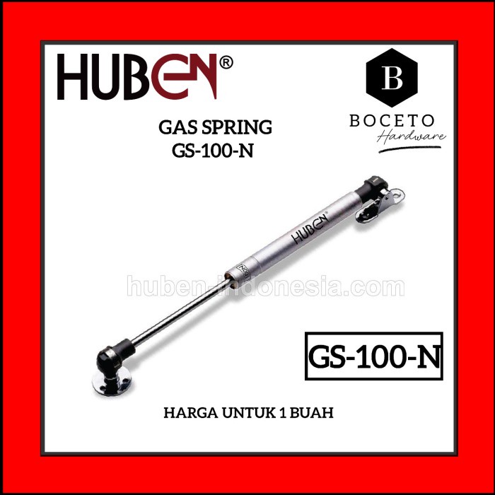 Jual Gas Spring HUBEN GS-100-N / Furniture Engsel Hidrolik HUBEN ...