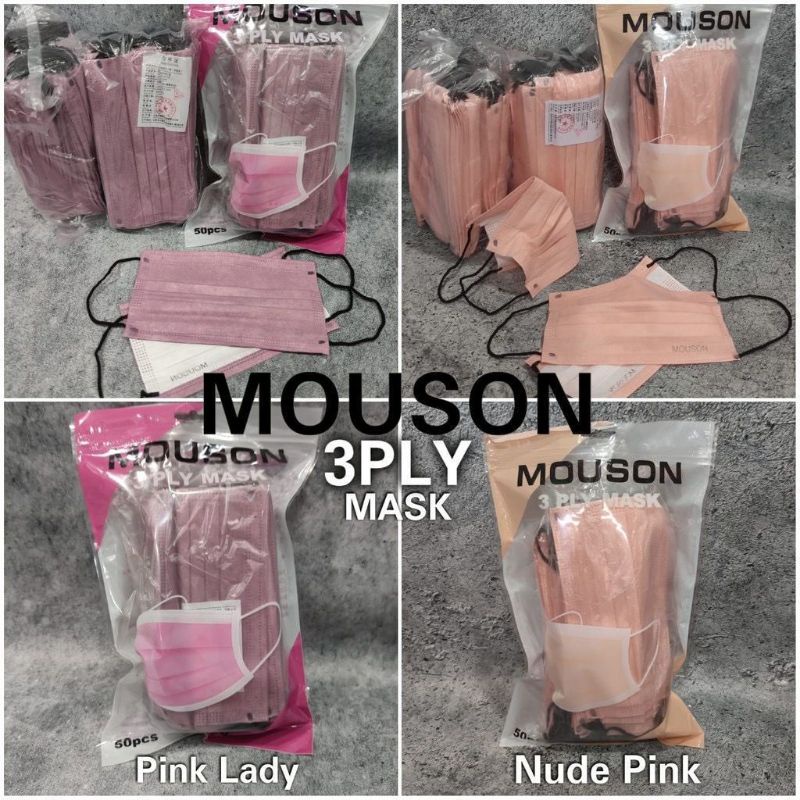 Jual MASKER MOUSON 3PLY 50PCS | Shopee Indonesia