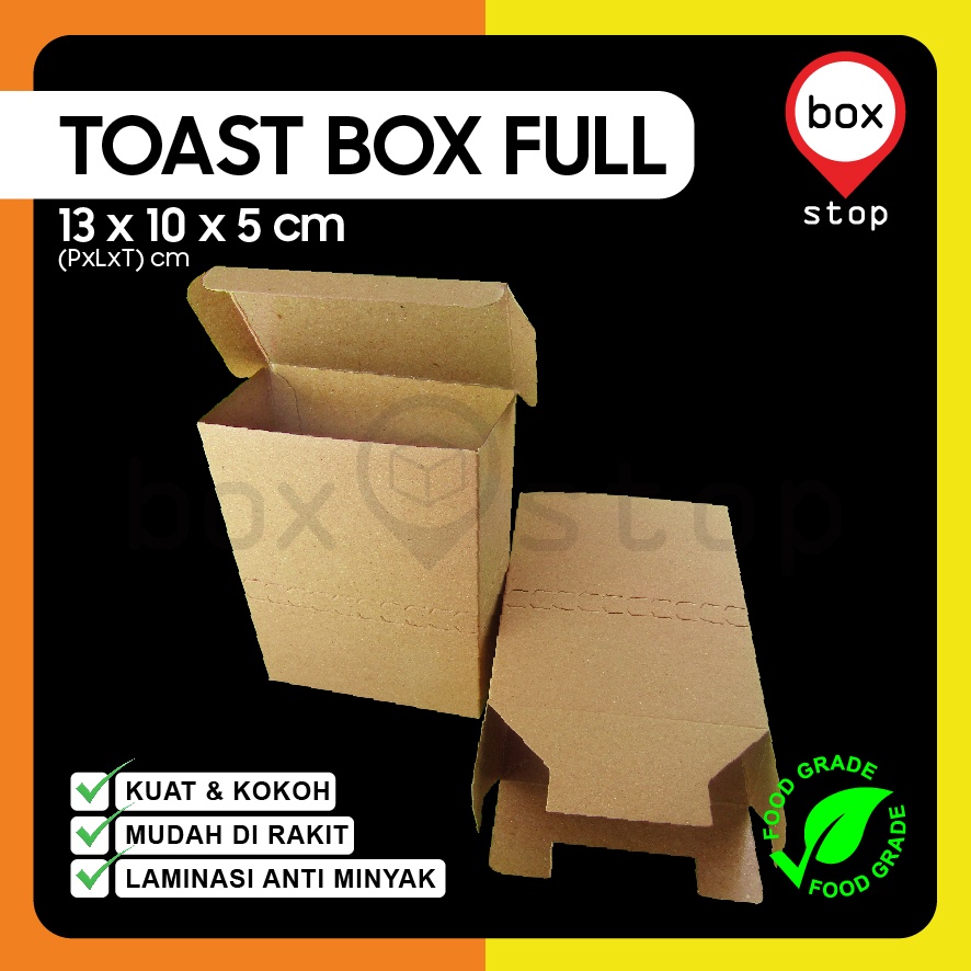 Jual Box Roti Bakar - Kotak Dus Roti Bakar - Toast FULL - (DenganTutup ...
