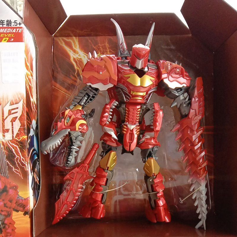 Jual Transformers age of extinction dinobot scorn figure transformer ...
