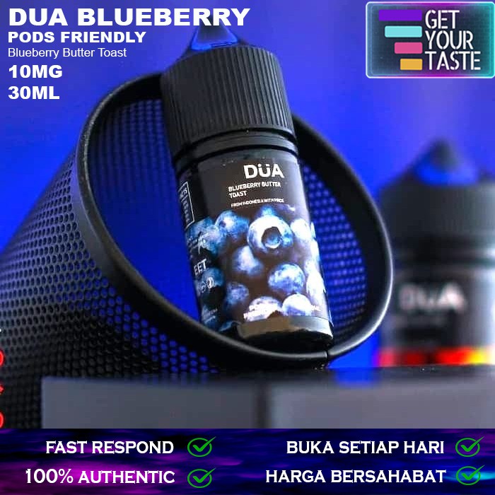 Jual Liquid Dua Blueberry Butter Toast Pods Friendly 30ML by Indo Brew ...