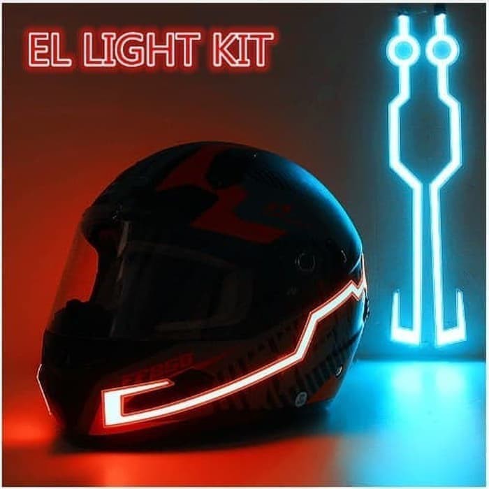 Jual LED Helm - Light Strip Helm - Helmet Led Light - Helmet LED ...
