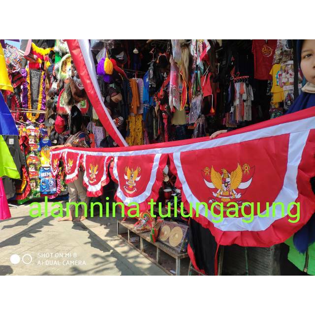 Jual Umbul umbul bendera rontek garuda buat teras rumah kantor ...