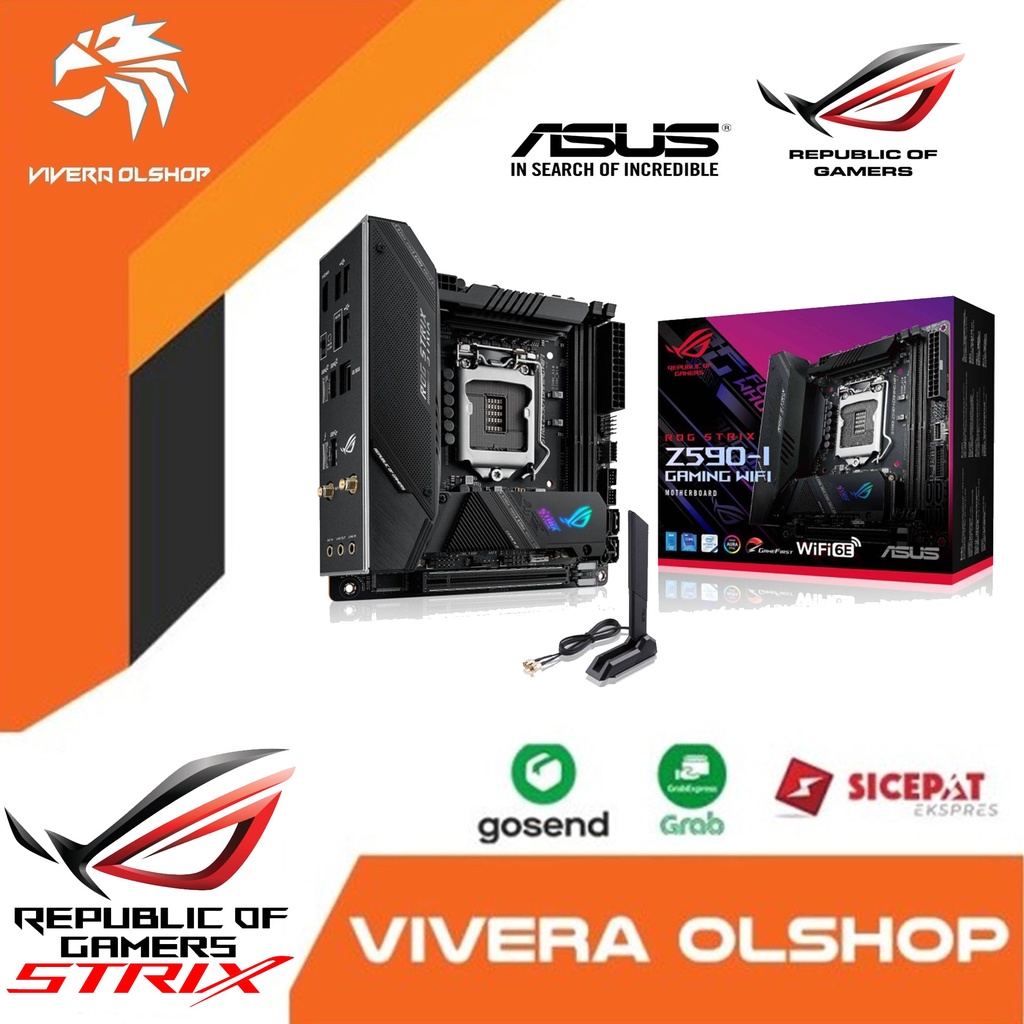 Jual ASUS ROG STRIX Z590 - GAMING WIFI ( LGA1200 - Z590 - DDR4 ...
