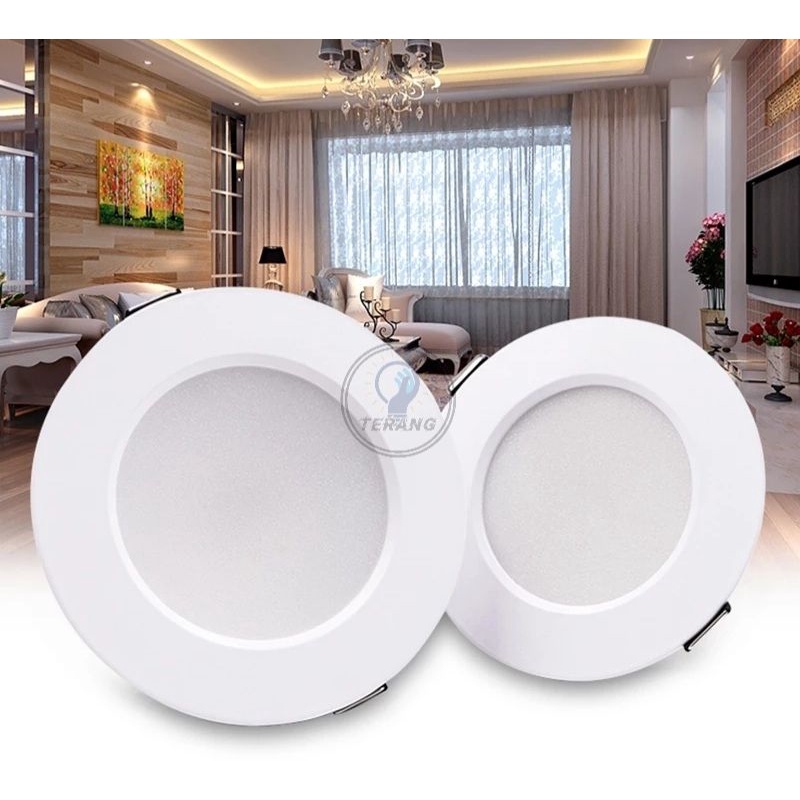 Jual LAMPU DOWNLIGHT LED PLAFON 5 WATT ASLI FULL TERANG 5W NYALA ADA ...
