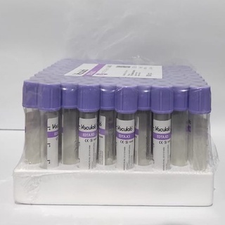 Jual Tabung Sampel Darah / Tabung Vacutainer EDTA dan Plain 3ml ECER ...