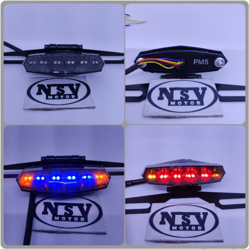 Jual LAMPU STOP 3 in 1 MINI LAMPU BELAKANG STOPLAMP UNIVERSAL PLUS SEN ...