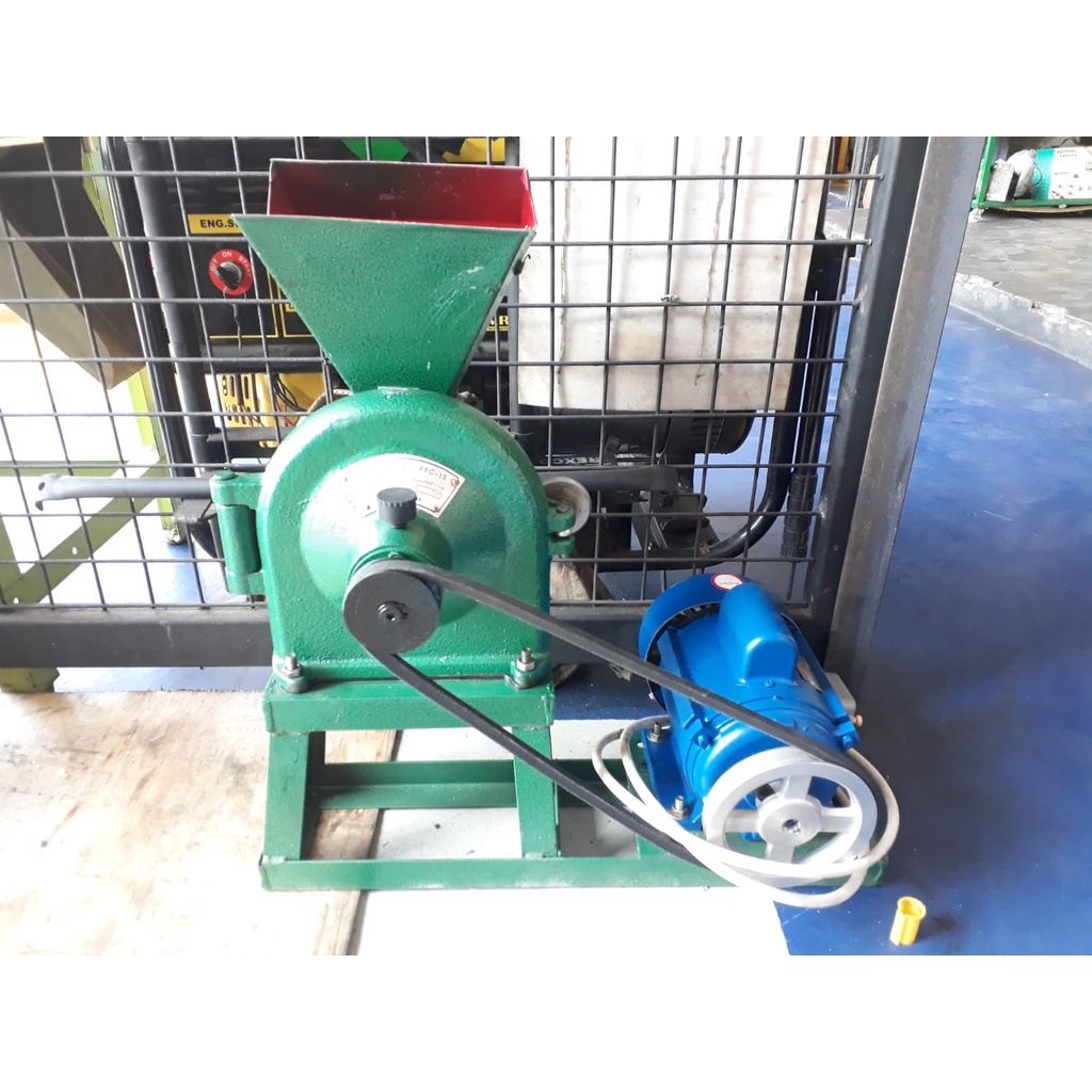 Jual MESIN PENEPUNG FFC 15 SET DINAMO 1/4 HP SIAP PAKAI MESIN GILING ...
