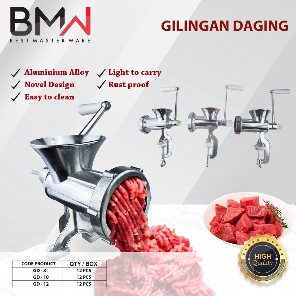 Jual Gilingan Daging Alumunium - Penggiling Daging - Meat Grinder ...