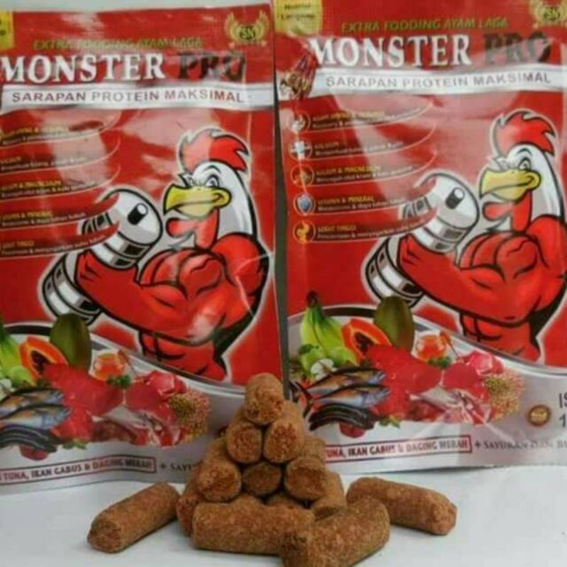 Jual Monster pro/MONSTER PRO/vitamin ayam/sarapan ayam Indonesia|Shopee ...