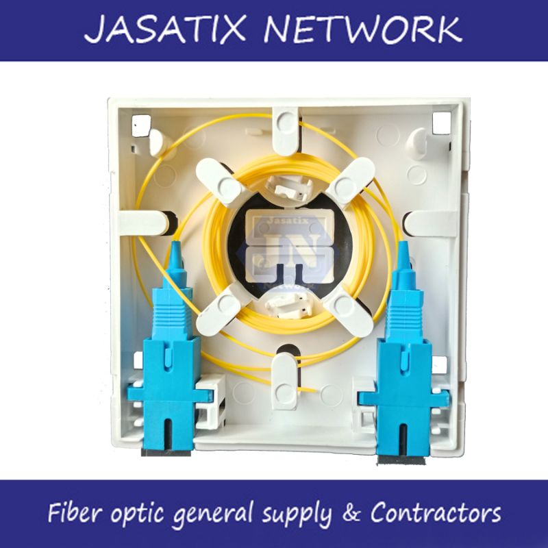 Jual Roset Fiber Optic 2 Core FTTH Lengkap Adapter Pigtail | Shopee ...