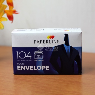 Jual Amplop Paperline 104 pps per Pak / Box / Dus (100 lembar) Amplop ...