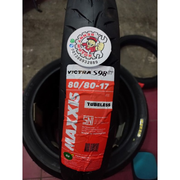 Jual Maxxis Victra S98st uk 80/80-17 tubles ban terbaru dr Maxxis ...