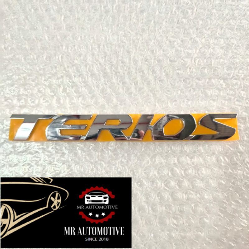 Logo Emblem Tulisan TERIOS 2018-2020 ORIGINAL | Shopee Indonesia
