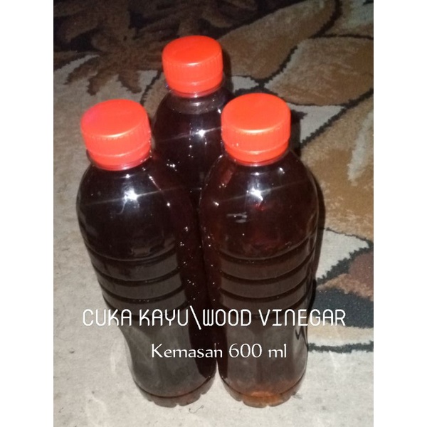 Jual Isi 10 kemasan 600ml Cuka kayu/Wood vinegar/bio fertilizer/obat ...