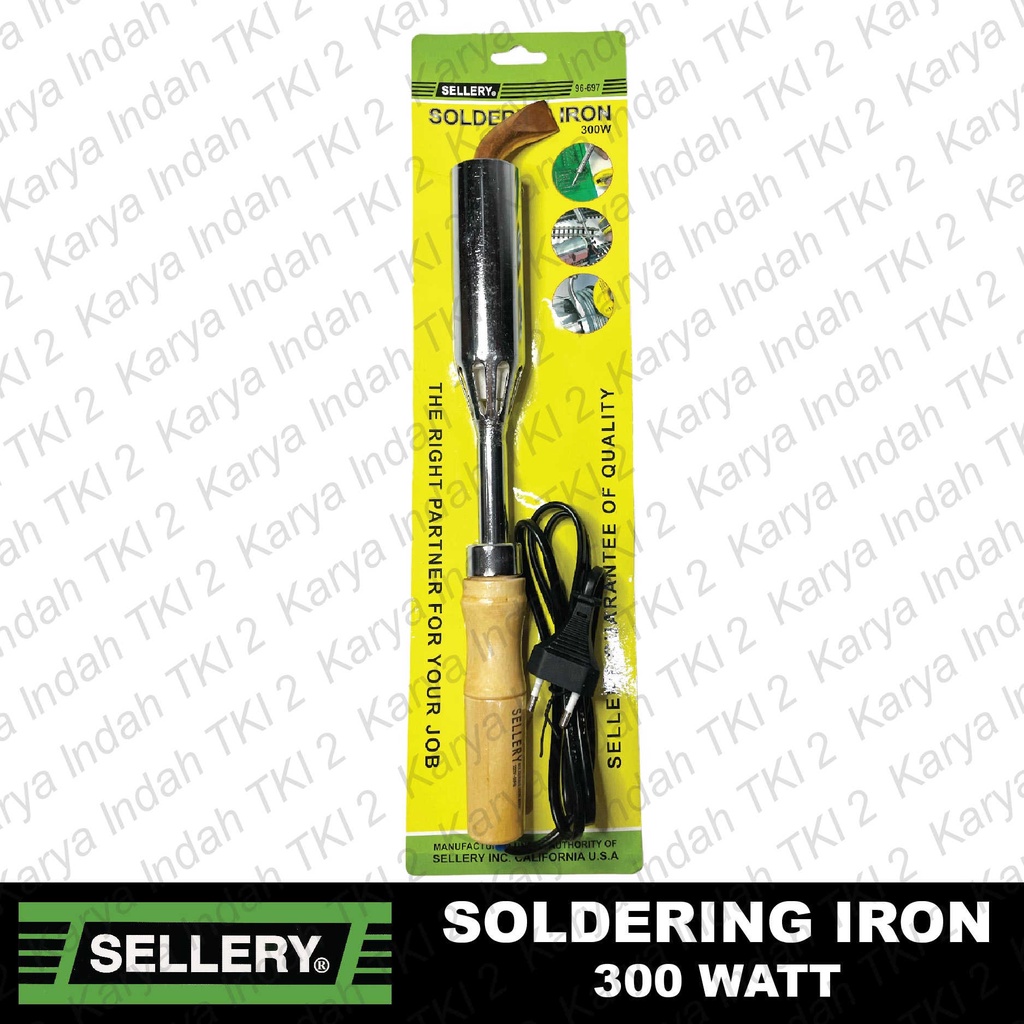 Jual Solder Listrik 300 Watt SELLERY 300W Soldering Iron Besar Gagang ...