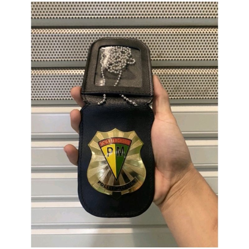 Jual Name tag ID CARD kalung lencana KTA logo PM POLISI MILITER ...