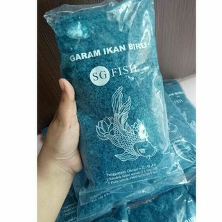 Jual garam ikan biru SG FISH / garam SG Biru 1 KG | Shopee Indonesia