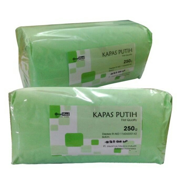 Jual Kapas gulung onemed 250 gram/kapas steril/kapas pembersih/ cotton ...