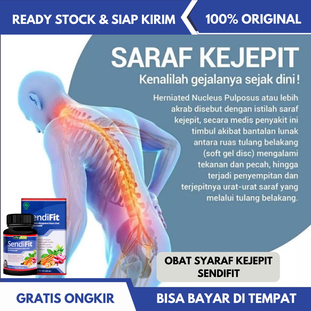Jual Obat Alami Saraf Kejepit, Obat Sakit Tulang Belakang Kecetit, Obat Sakit Pinggang, Obat ...