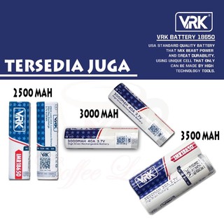 Jual baterai vrk 18650 2500mah & 3500mah 35a authentic | Shopee Indonesia