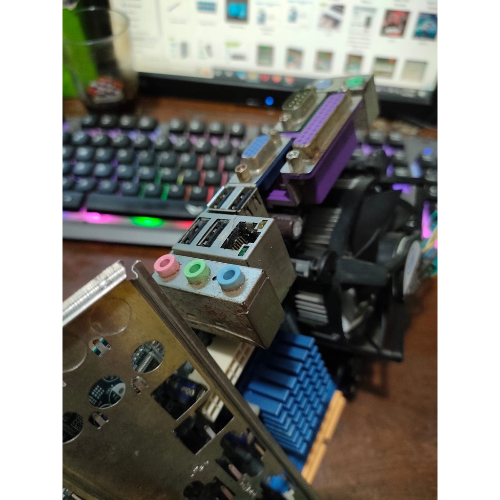 Jual Paketan DDR2 Motherboard G31 Cardex+Core2Duo E8400+Fan Original Dijamin Normal Bergaransi ...