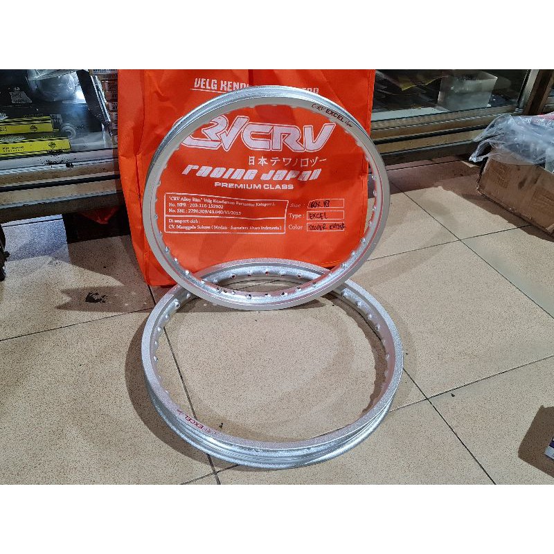 Jual Velg alloy CRV Excel Silver 1.60x18 | Shopee Indonesia