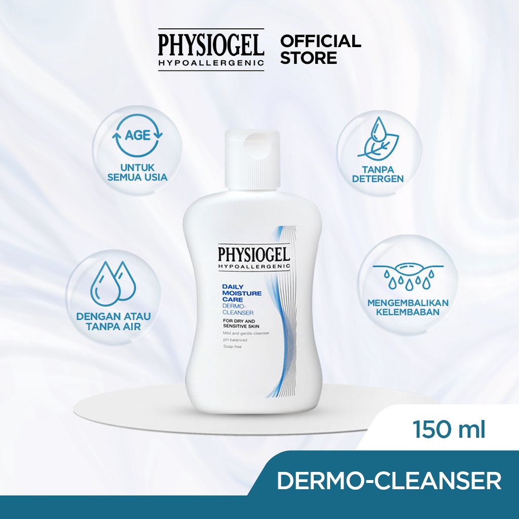 Jual Physiogel Daily Moisture Care Dermo-Cleanser 150 mL | Shopee Indonesia