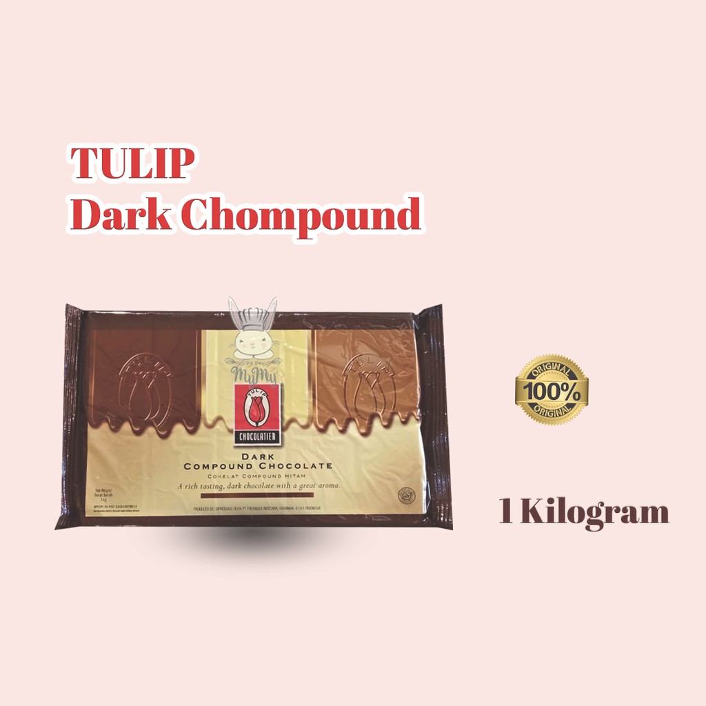 Jual Tulip Dark Choc Compound 1kg / Tulip DCC | Shopee Indonesia
