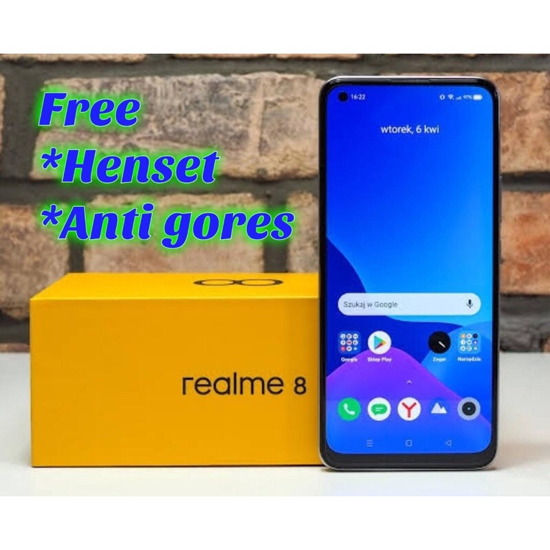 HP REALME 8 ( 8GB+128GB , 30W DART CHARGE , SUPER AMOLED, 64MP AI QUAD ...