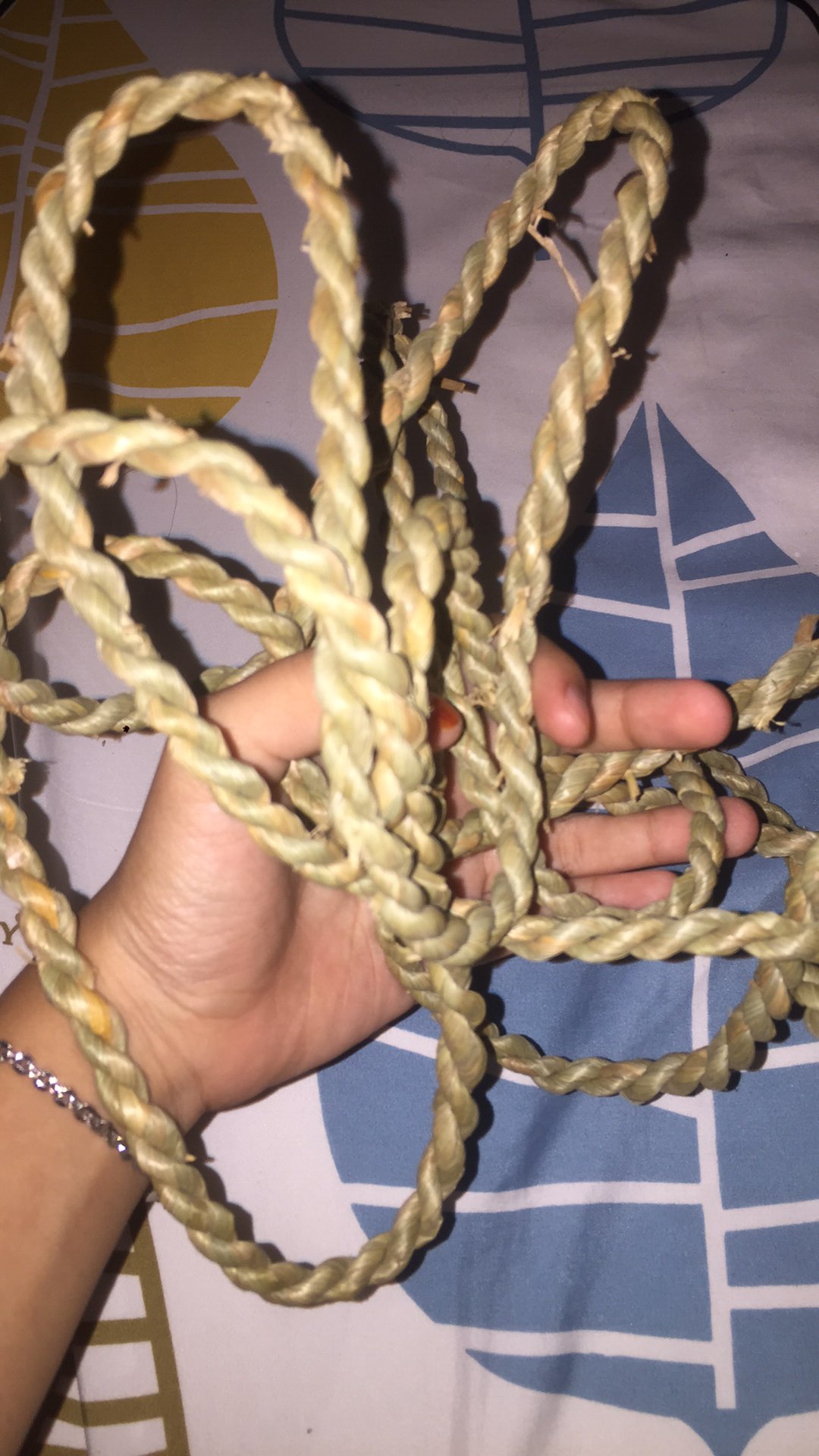 (8mm) Tali mendong - tali rustic - tali purun - tali agel - tali rami ...